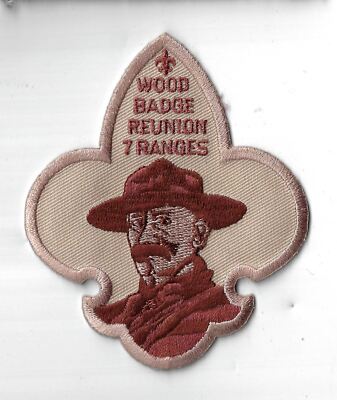 Wood Badge Reunion 7 Ranges TAN Bdr. [ND-1358] | eBay