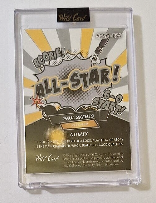 2024 Wild Card Alumination Comix #ACSA-PS4 Paul Skenes Rc #2/30 | eBay