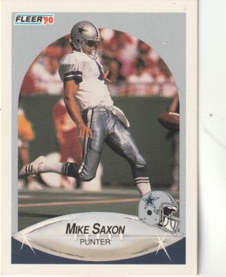 FREE SHIPPING-MINT-1990 Fleer Mike Saxon #394 COWBOYS | eBay