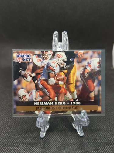 Barry Sanders 1991 Pro Set #39 Heisman Hero OK State Detroit Lions | eBay