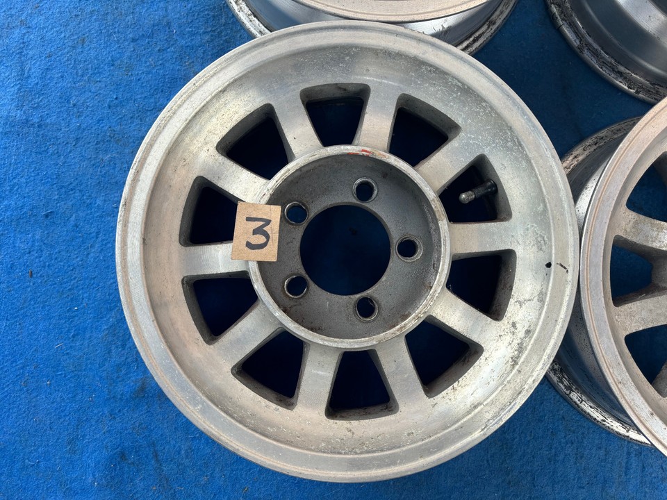 (4) 14” WESTERN BULLET WHEELS TURBINE 14X5.5 RIMS 5X4.5 5x4.75 CHEVY ...