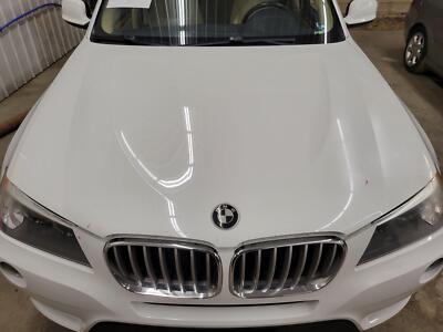 11-17 BMW X3 FRONT HOOD PANEL BONNET ALPINE WHITE PAINT CODE 300 | eBay