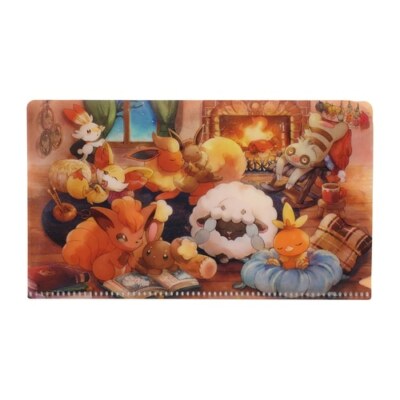 Pokemon Center Original Honwaka Poka Poka Mask case Scorbunny Fennekin ...