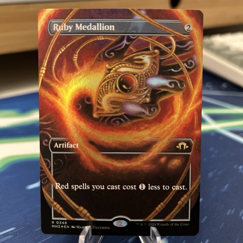 Ruby Medallion (Borderless) FOIL 0348 NM - MTG Modern Horizons 3 (MH3) | eBay