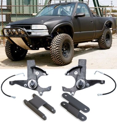 1982-2004 S-10 2wd Prerunner 3" Maxtrac Lift Spindles & 1" Lift ...
