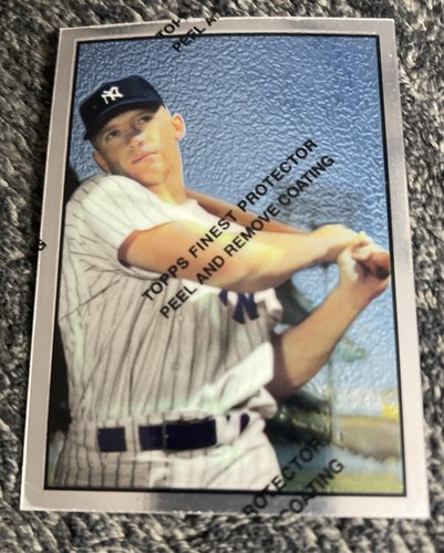 1996 Topps Finest Commemorative Reprint Mickey Mantle #59 (53 Bowman ...