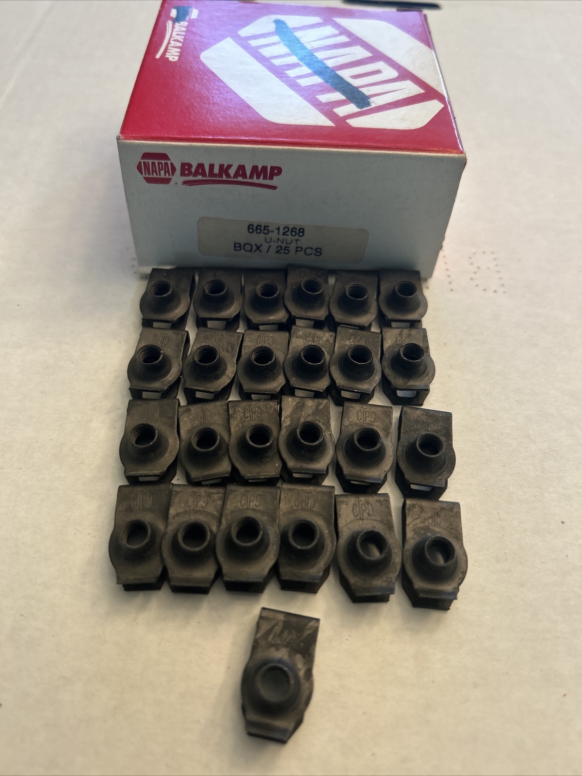 NAPA Balkamp 665-1268 U-Nut Box of 25 Metric #9 | eBay