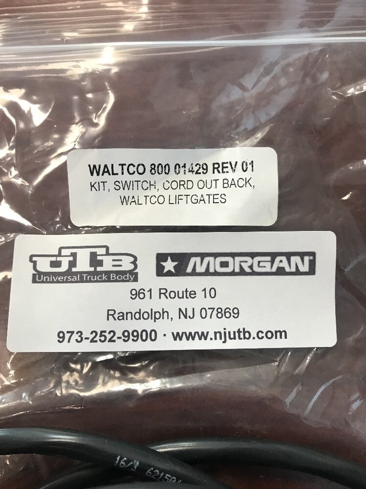 Waltco Super Switch Liftgate Replacement OEM 80001429 w/ 10' Wire ...