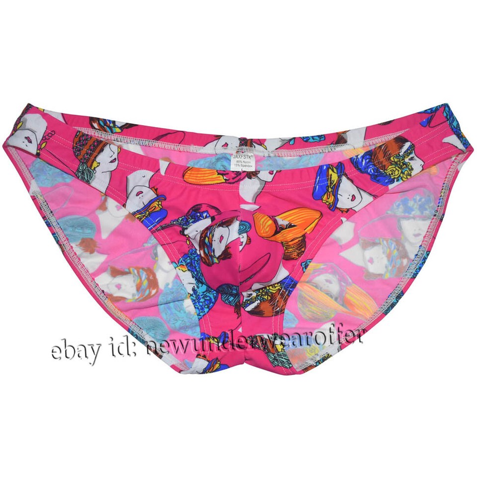 Mens Bodybuilding Competition Posing Trunks Elastic Pucker Back Briefs ...
