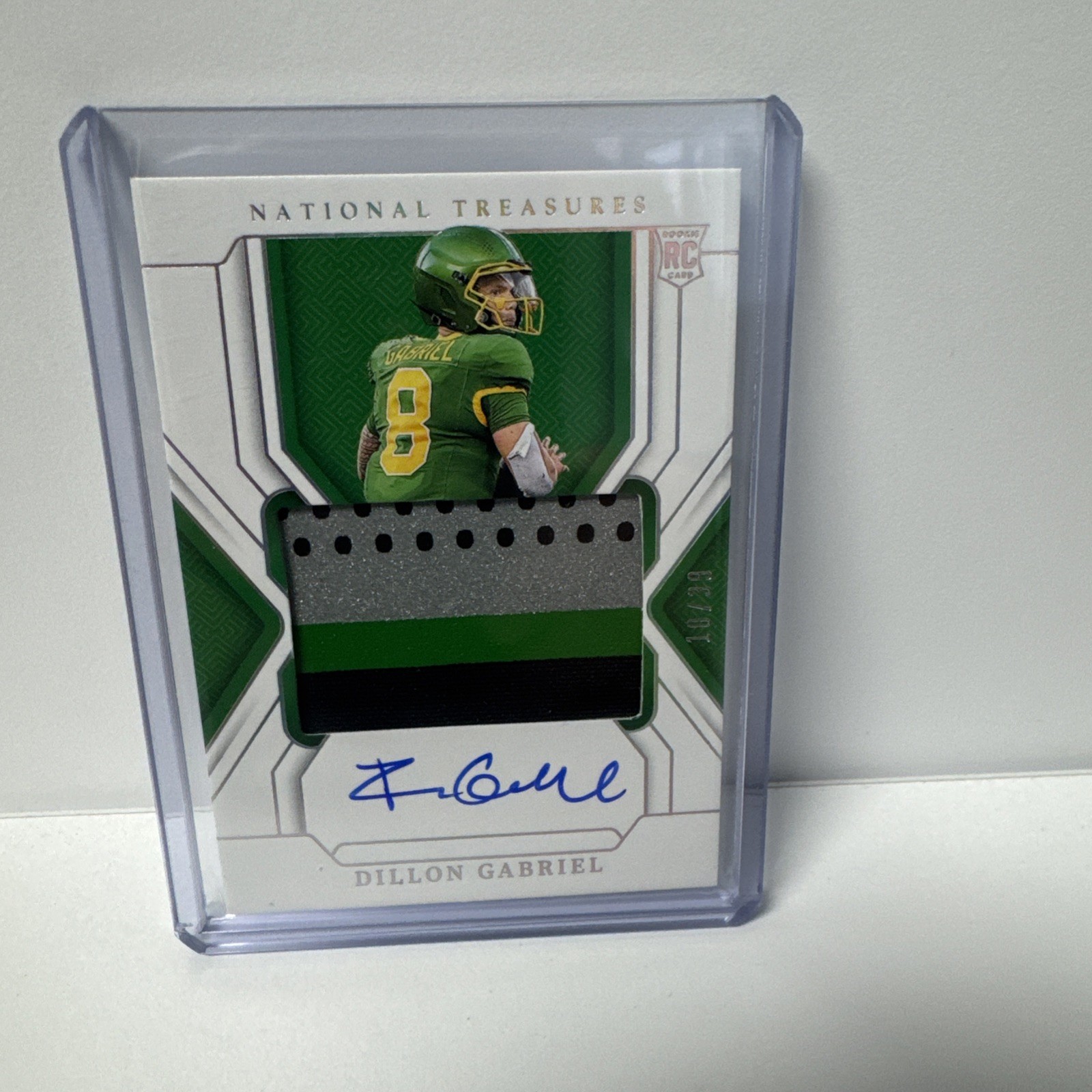 25 Panini National Treasures Collegiate Dillon Gabriel RPA ON CARD AUTO ...