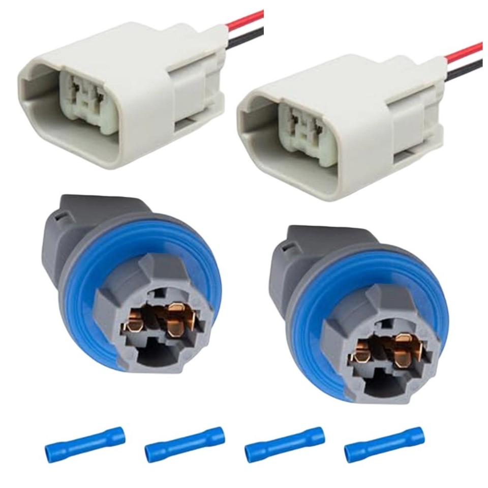 Rear License Plate Light Socket with Female Wiring W2 Way for Ford ...