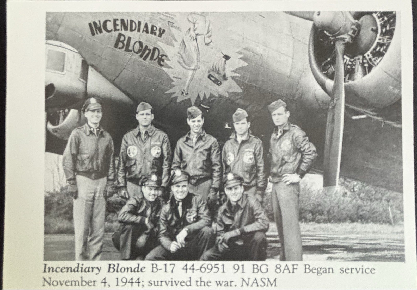 Book Clipping Photo B-17 Incendiary Blonde 91st Bomb Group 8th Air ...
