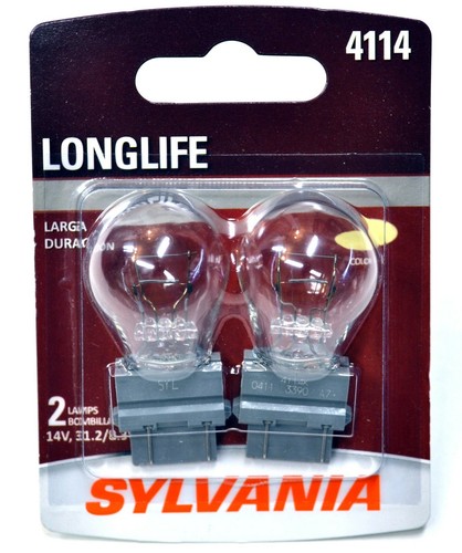 Sylvania Long Life 4114 3157 31.2W Two Bulbs Rear Turn Signal ...