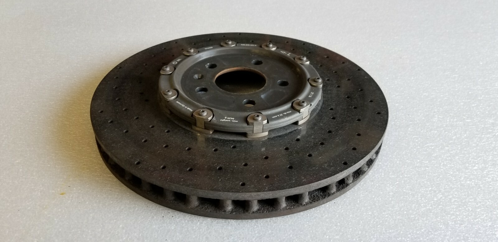 LAMBORGHINI HURACAN LP610 580 CARBON CERAMIC FRONT LEFT BRAKE DISC LH ...