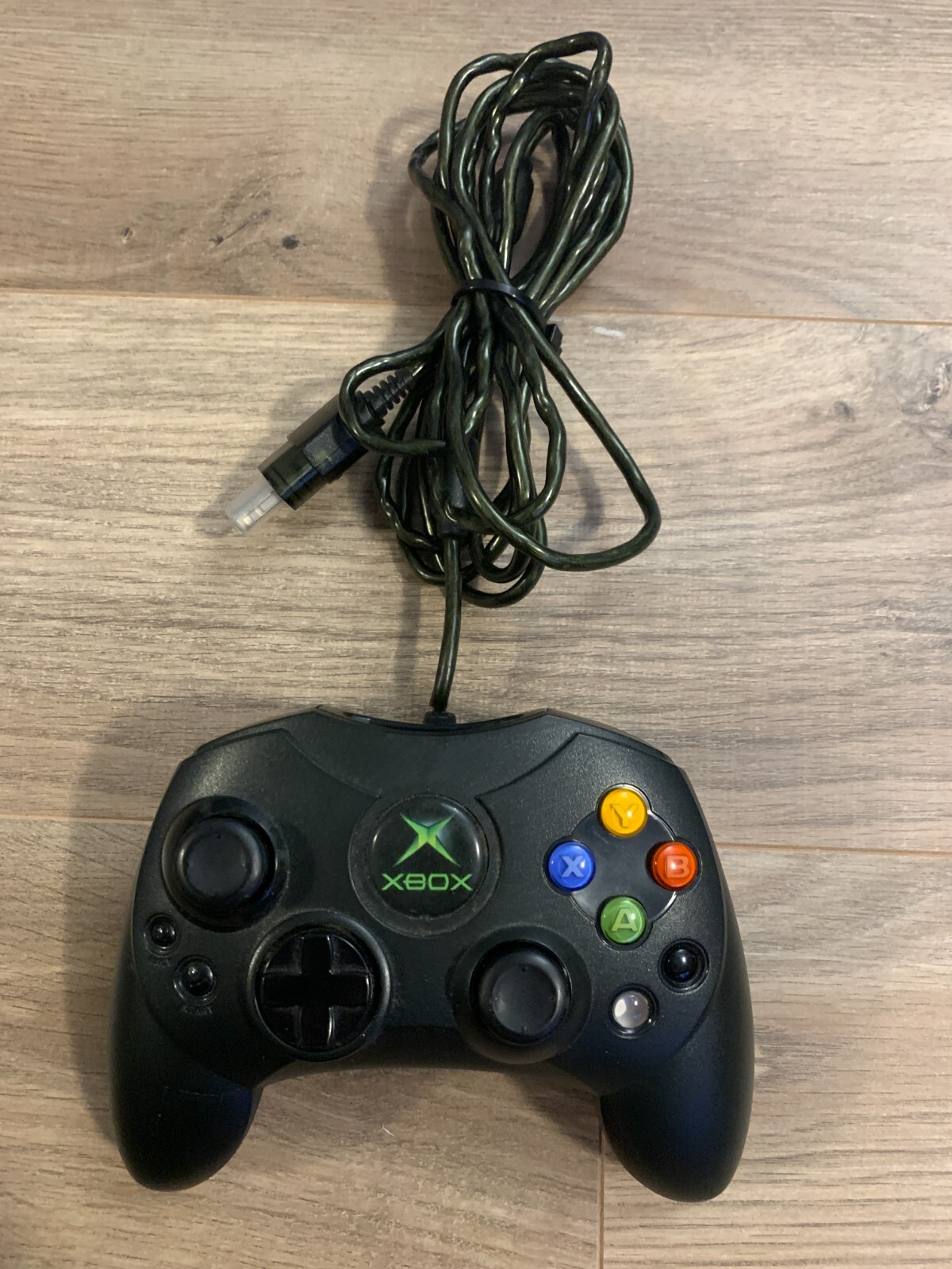 Original Xbox S-Type Controller (Black) Genuine / OEM / With Breakaway ...