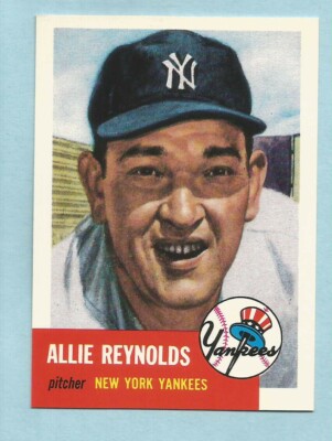1991 Topps Baseball 1953 Archives Allie Reynolds #141 New York Yankees ...