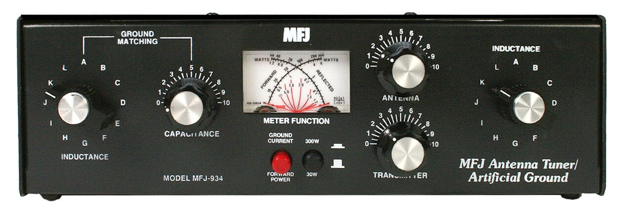 MFJ-934 Artificial Earth. Provides an RF earth for operators in flats ...