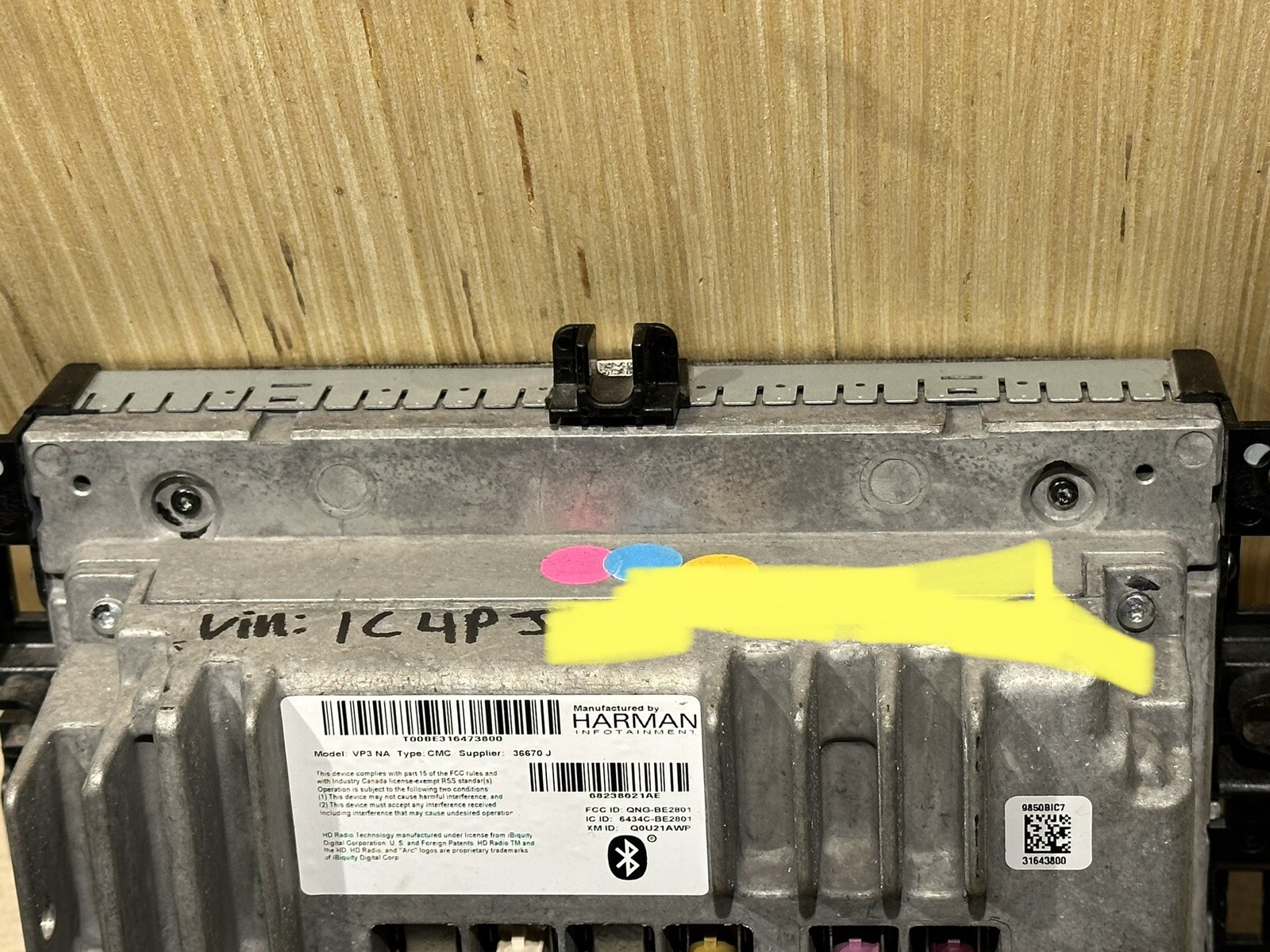 2013 - 2017 DODGE RAM RA3 8.4 UCONNECT 3C RADIO DISPLAY SCREEN OEM VP3 ...