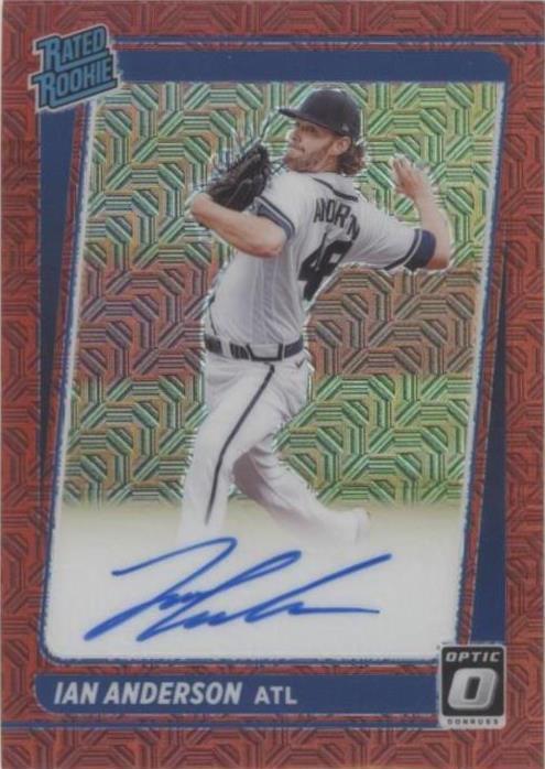 2021 Panini Donruss Optic - Rated Rookie Signatures Ian Anderson #RRS ...