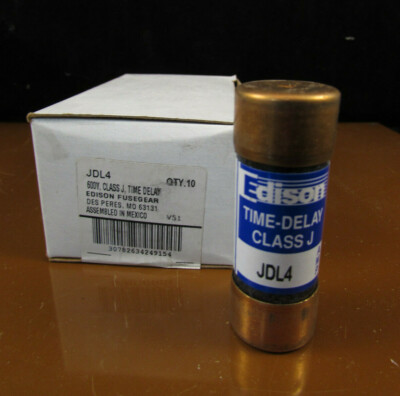 EDISON Time Delay Fuses Class J/TDELAY JDL Series 1A to 45A | eBay