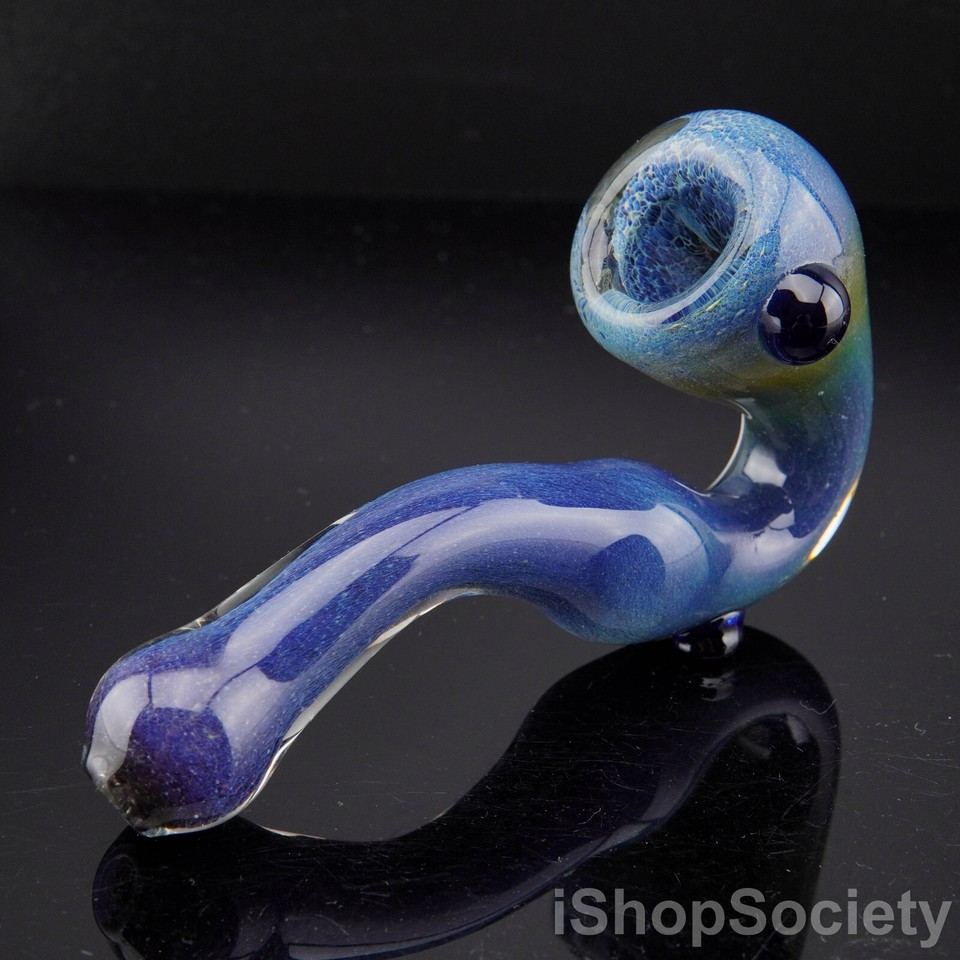 5" Colorful Sherlock Tobacco Smoking Pipe Thick Collectible Glass Pipes ...