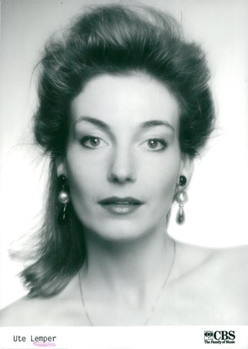 Portrait Ute Lemper, German singer and dancer - Vintage Photograph ...