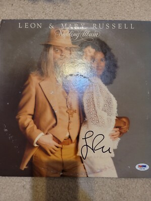 LEON RUSSELL Wedding Album Autograph Signed LP cover PSA | eBay