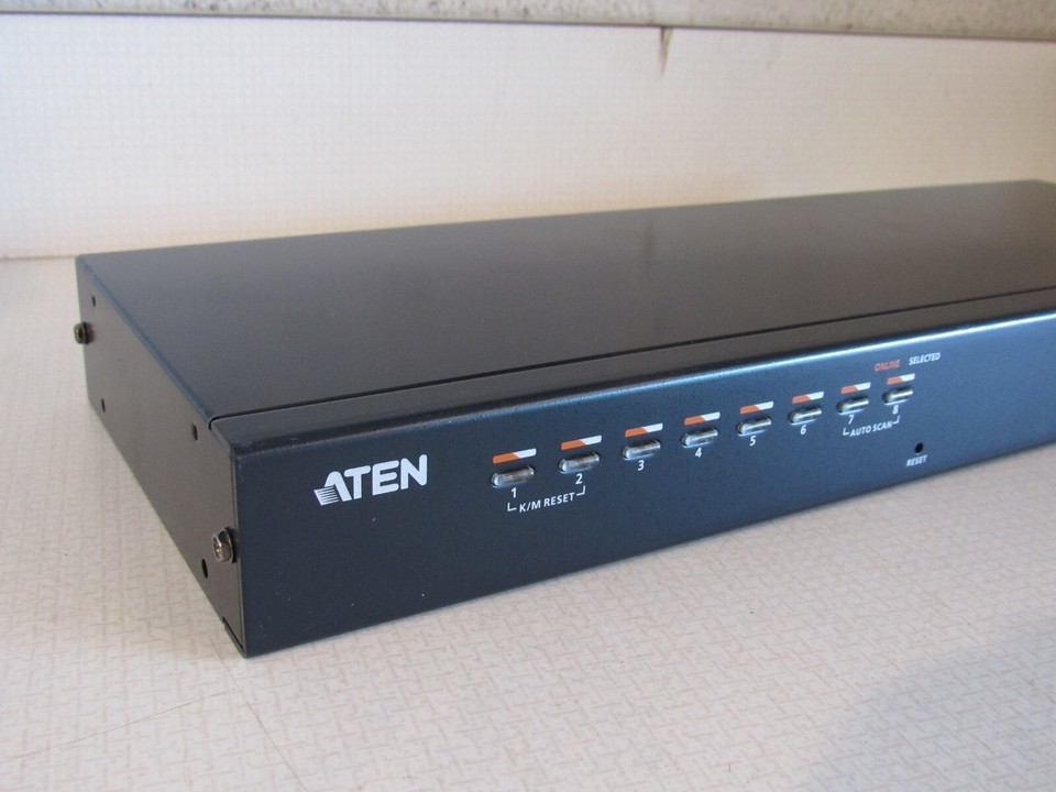 Aten KH1508Ai 8-port Cat 5 High-Density KVM Switch with Kit (Over IP ...