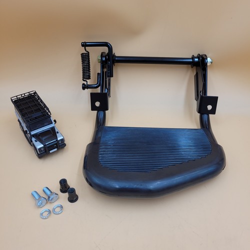 LR DEFENDER -16 SINGLE FOLD UP RUBBER TOPPED BLACK REAR STEP STC7632 | eBay