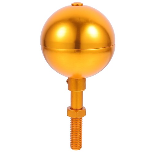 Flagpole Head Weatherproof Ball Flags Topper Gold Ornament Replacement ...