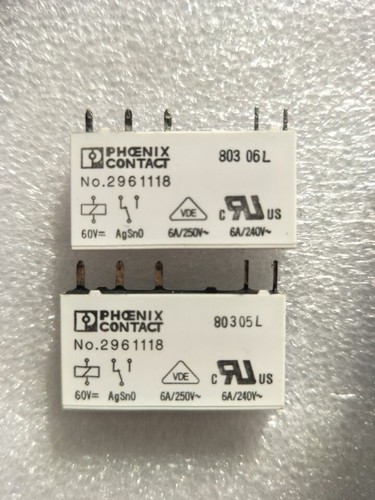 1 pcs Phoenix Contact 2961118 REL-MR- 60DC/21 Relay | eBay