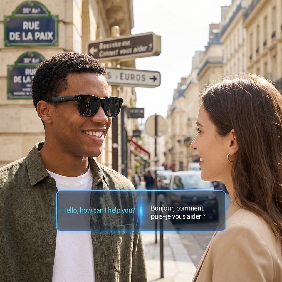 AI Smart Camera Glasses with Video Recording & Camera,Intelligent AI ...