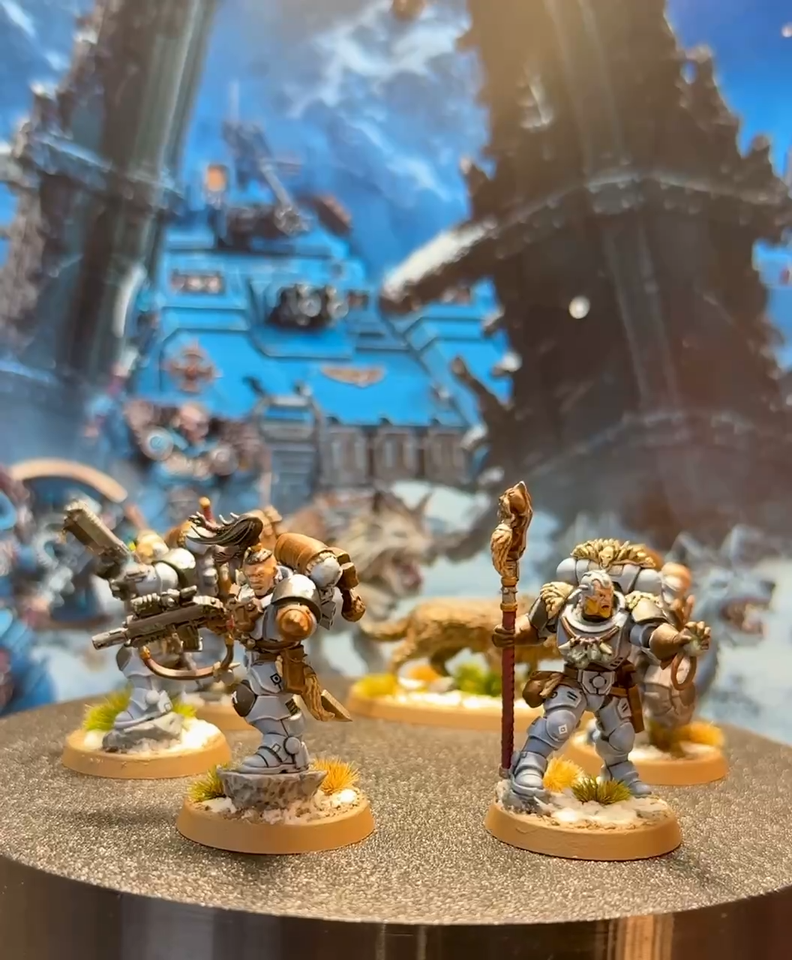 Warhammer 40K Kill Team: Dead Silence Space Wolves Team Wolf Scouts Pro Painted | eBay