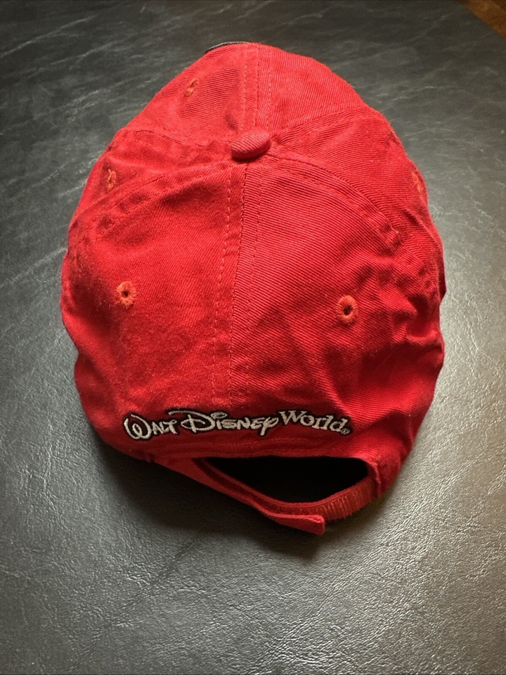 Vintage DisneyWorld Hat Red Grumpy Adjustable Embroidered Baseball Cap ...