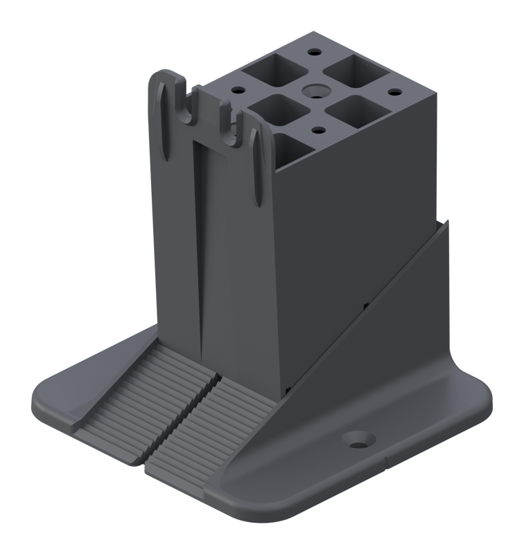 Adjustable Decking risers - Decking / Timber Support -Quick Pack of 10 ...