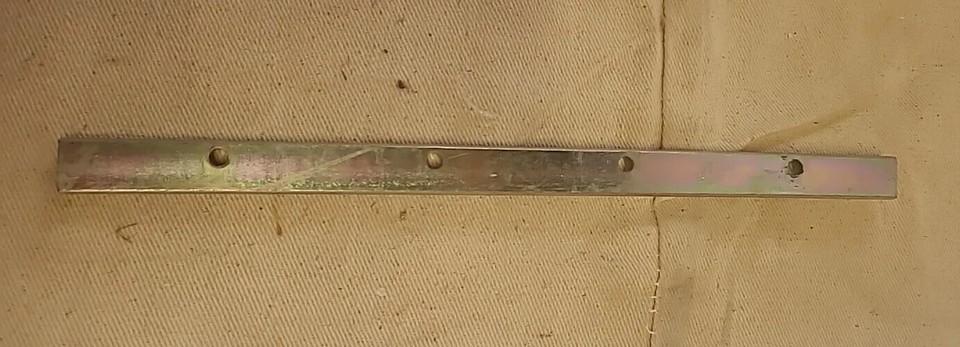 10 X Metal Fixings / Flat Bars 260 X 13 X 5mm Predrilled 4 X Holes ...