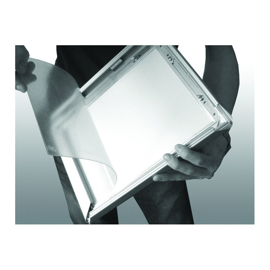 Walnut Dark Brown Aluminium Snap click frames Portrait landscape A4 A3 ...