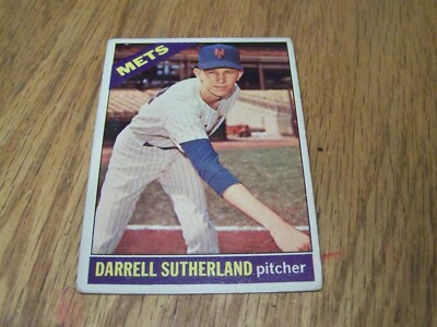 DARRELL SUTHERLAND 1966 TOPPS BASEBALL CARD # 191 | eBay