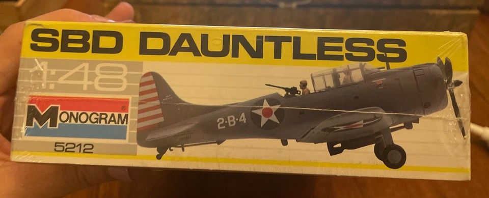 1/48 Scale Monogram, SBD Dauntless Airplane Model Kit #5212 BN Sealed ...