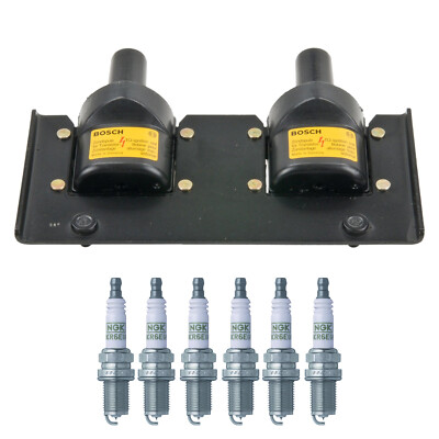 Bosch Ignition Coil NGK 6 G-Power Spark Plug Kit For 911 A4 A6 NSX ...
