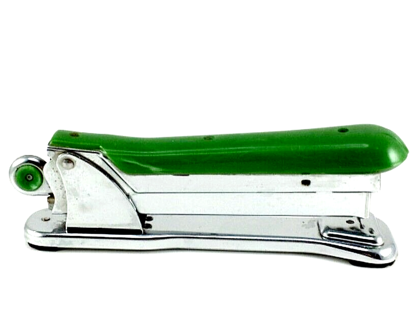 RARE 1st Edition ACELINER STAPLER ~ Emerald Green ~ MODEL 502 ~ circa ...
