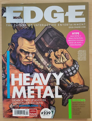 Edge #239 (Apr 2012, UK gaming magazine) Borderlands 2 cover, Dragon's ...