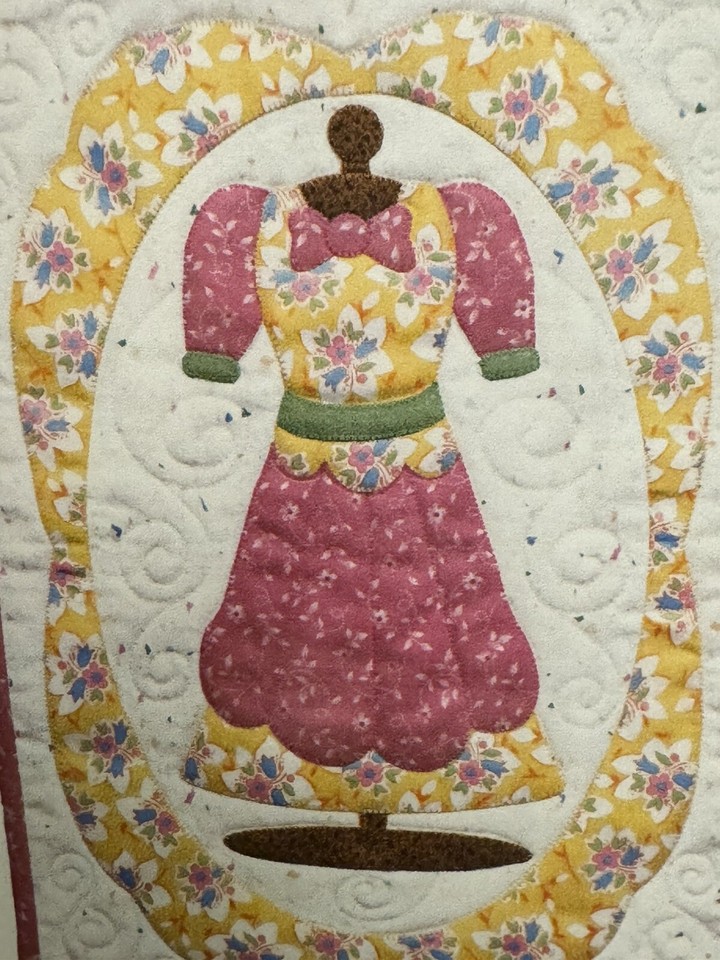 EASTER DRESS (Summer Dress )Applique Pattern MINI QUILT Kay Mackenzie ...