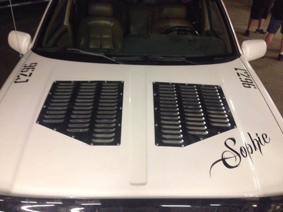 Jeep ZJ and WJ Grand Cherokee Louvers Hood Bolt-On Cooling Panels Kit ...