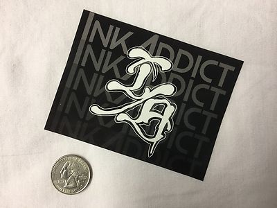 Ink Addict Pin Up Punk Street Gothic Americana Tattoo Art Sticker LA ...