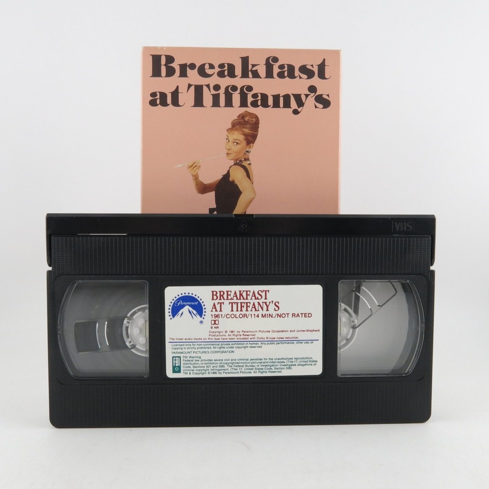 Breakfast at Tiffany's VHS 1961 Romantic Comedy Paramount Re-Release | eBay