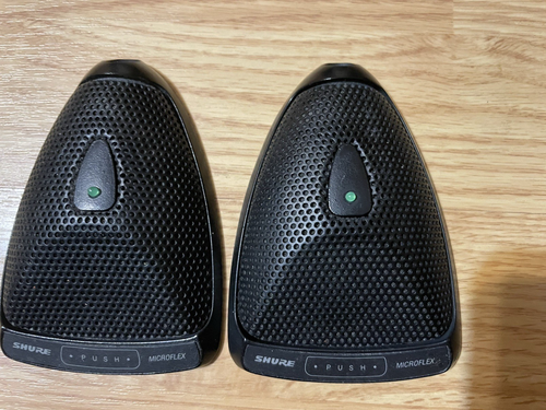 Lot of 2 Shure Microflex MX393/0 Microphones | eBay