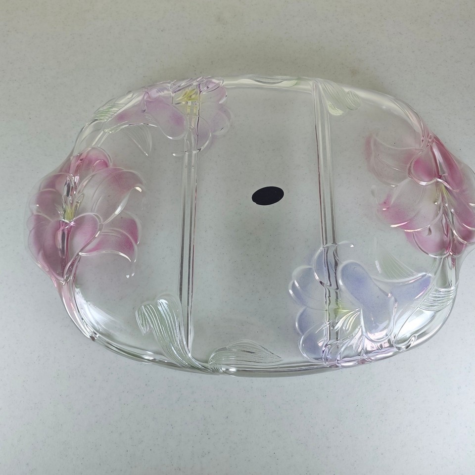 Crystal Clear Studios Vintage 1989 Stargazer Pink Lilies Divided ...