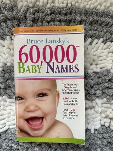 Bruce Lansky 60,000+ Baby Names Book | Parenting Name Guide ...