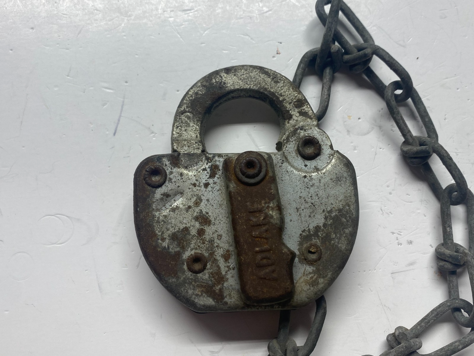 VINTAGE ADLAKE RAILROAD TRAIN LOCK PADLOCK (NO KEY) | eBay